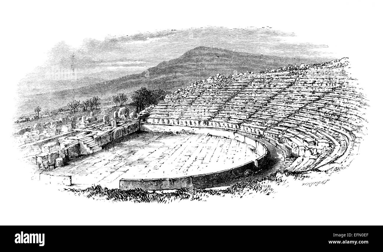 Ancient greek theatre drawing hi-res stock photography and images - Alamy