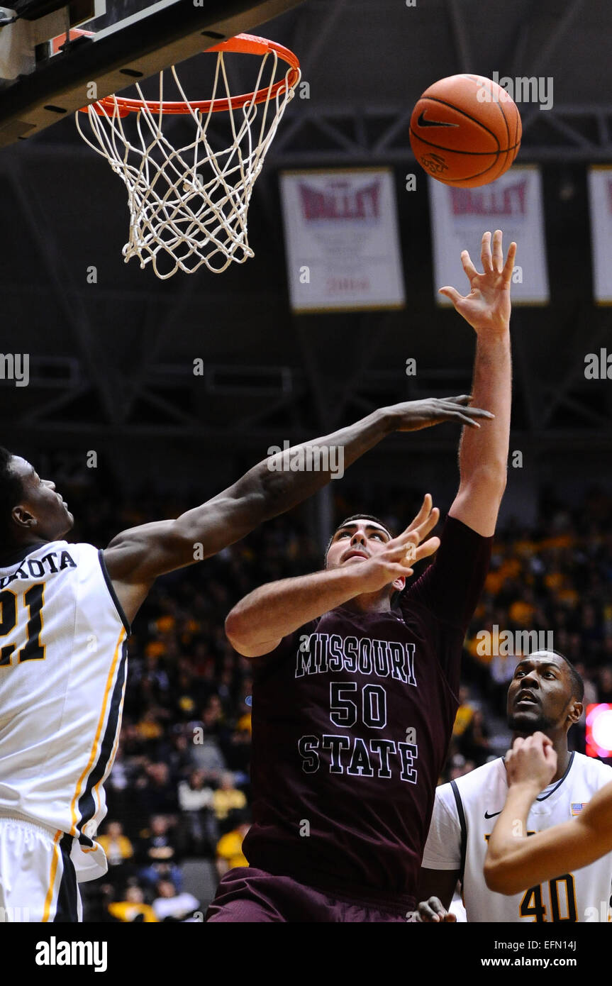 Wichita, Kansas, USA. 07th Feb, 2015. Missouri State Bears center Tyler ...