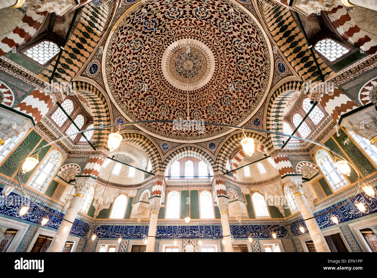 Hagia Sophia Interior Ceiling Domes High Resolution Stock Photography ...