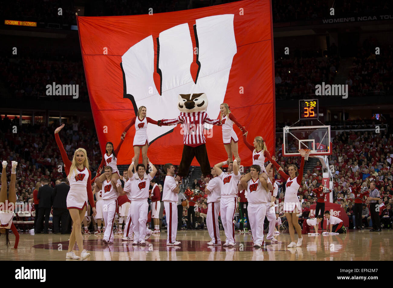 Madison, Wisconsin, USA. 07th Feb, 2015. February 7, 2015: Wisconsin ...