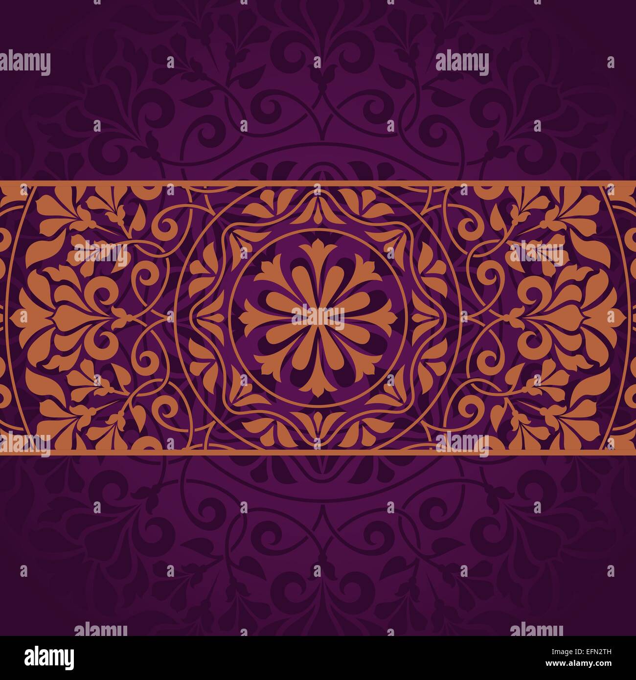 Floral Indian pattern Stock Photo - Alamy