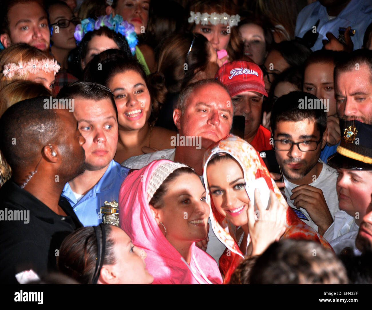 Katy Perry arrives at the famous 'Rocky' steps outside the Philadelphia ...