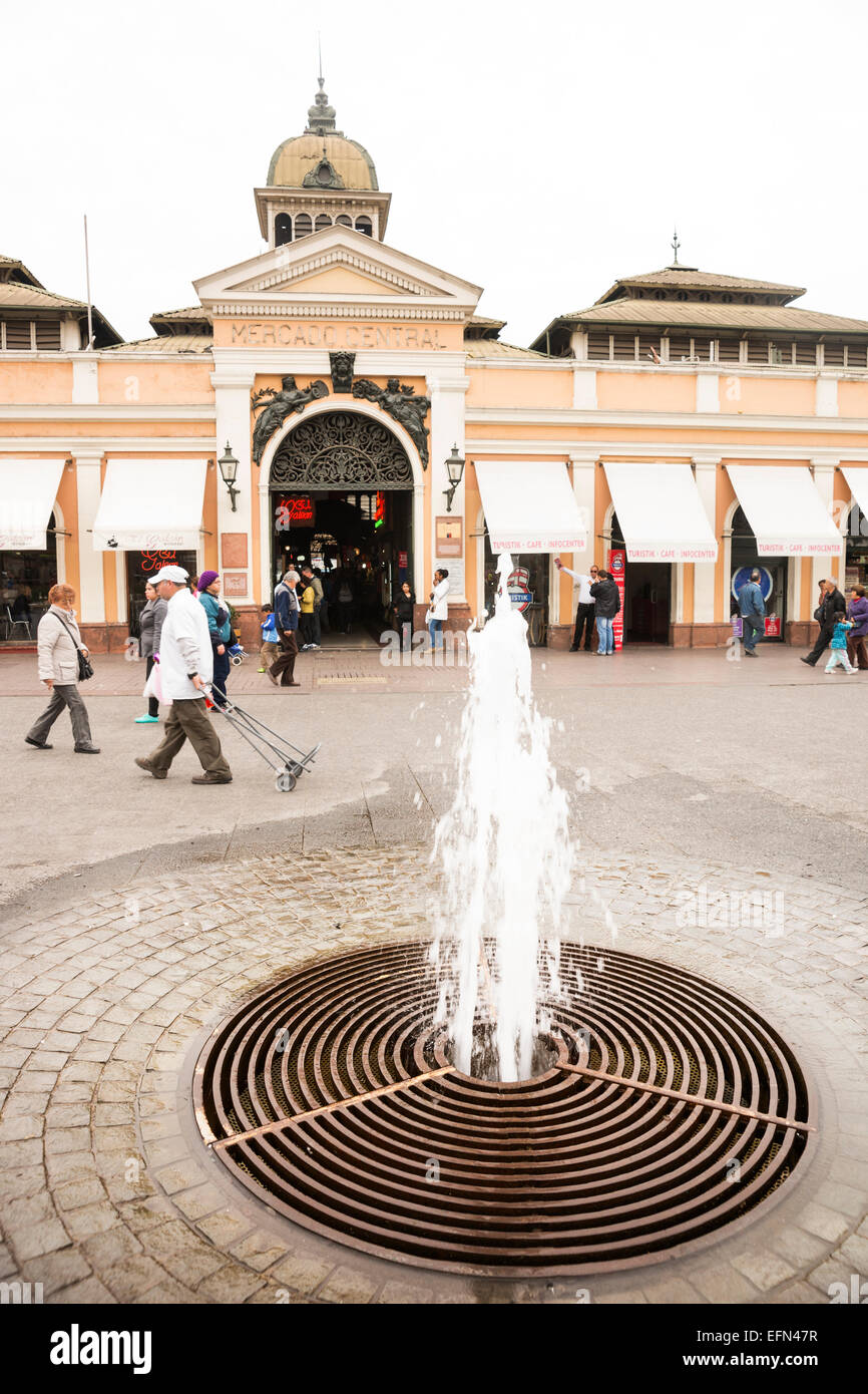 Mercado Central fish market, Santiago, Chile, South America Stock Photo ...