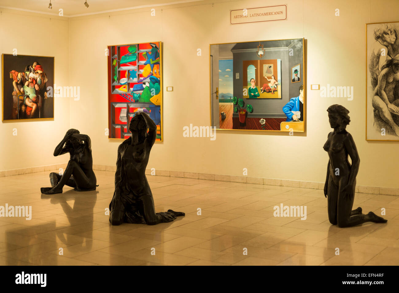 Bronze sculpture by Mexican artist Gogy Farias, 1987, Ralli Museum of ...