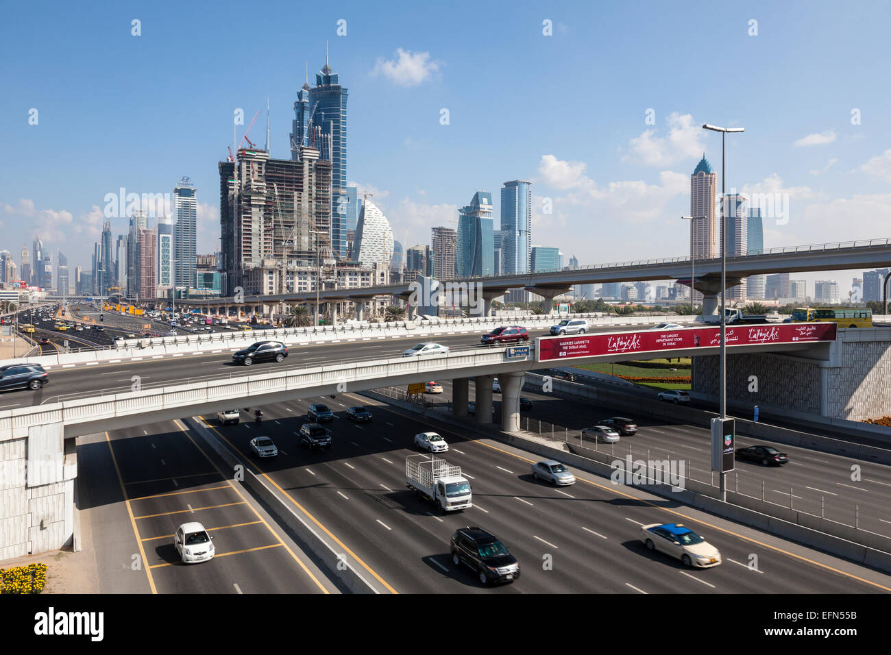 Traffic in dubai hi-res stock photography and images - Alamy