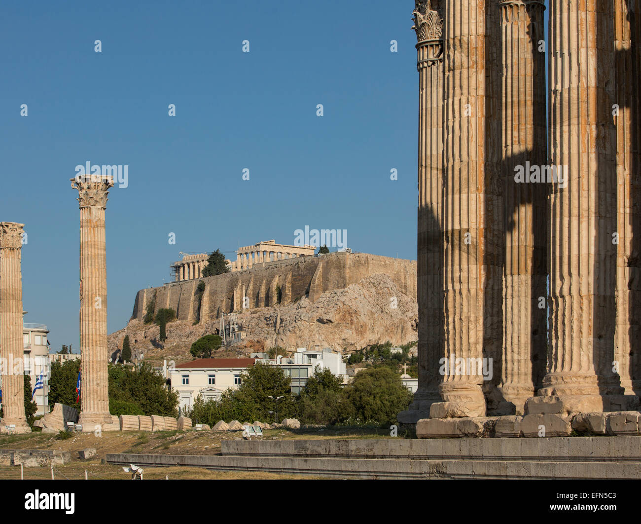 Athens, Greece Parthenon Acropolis columns Stock Photo - Alamy