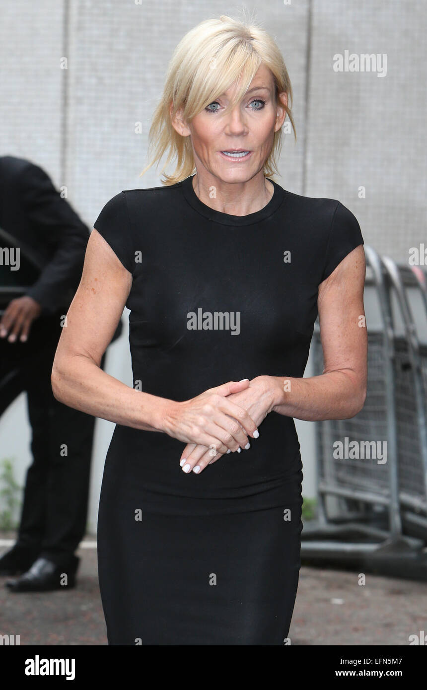 Michelle Collins outside the ITV studios Featuring: Michelle Collins ...