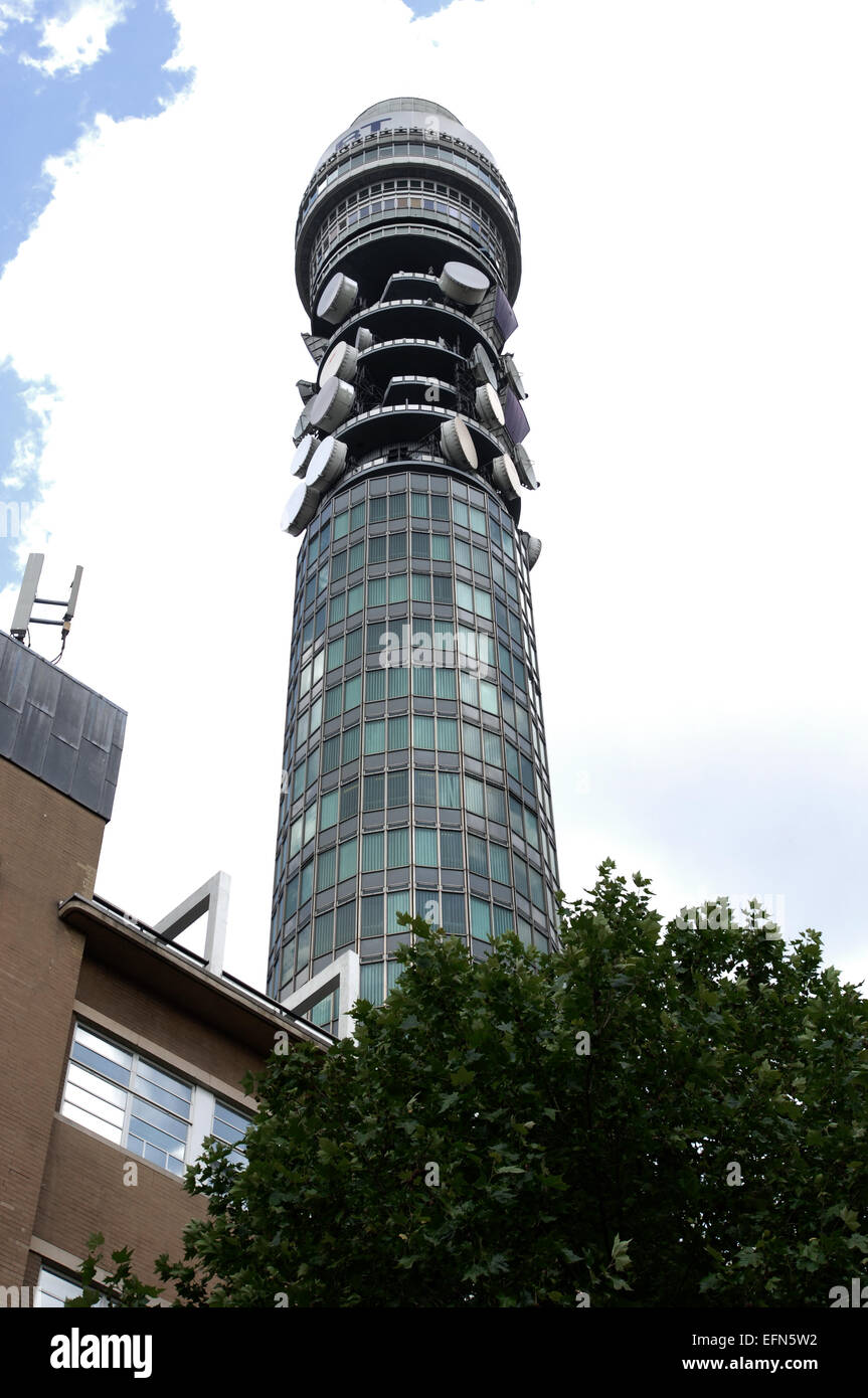 The BT Tower in London Stock Photo - Alamy