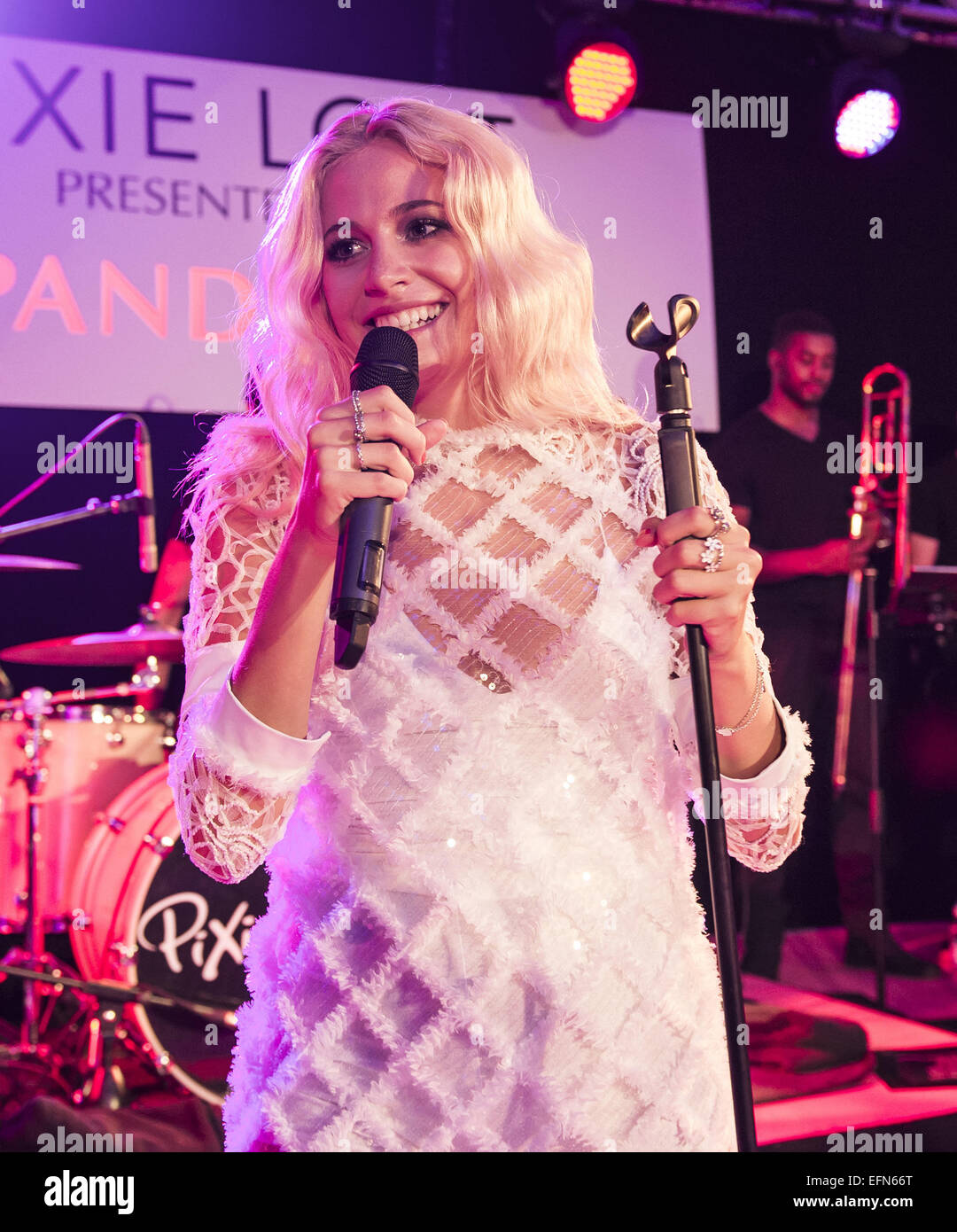 Pixie Lott performs during the release party for her new album ...