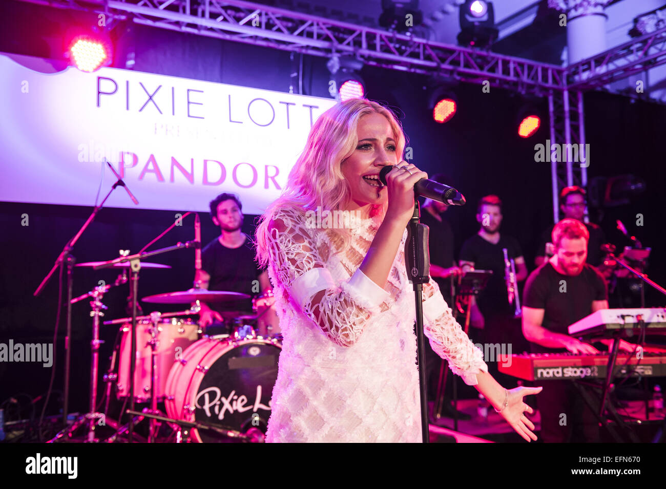 Pixie Lott performs during the release party for her new album ...