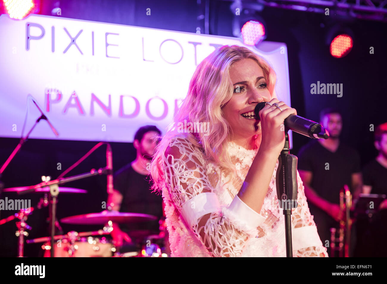 Pixie Lott performs during the release party for her new album ...