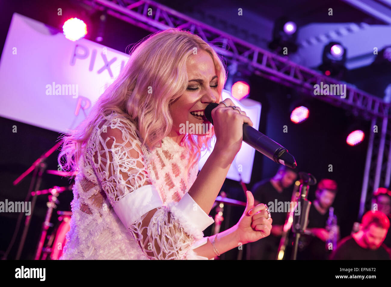 Pixie Lott performs during the release party for her new album ...