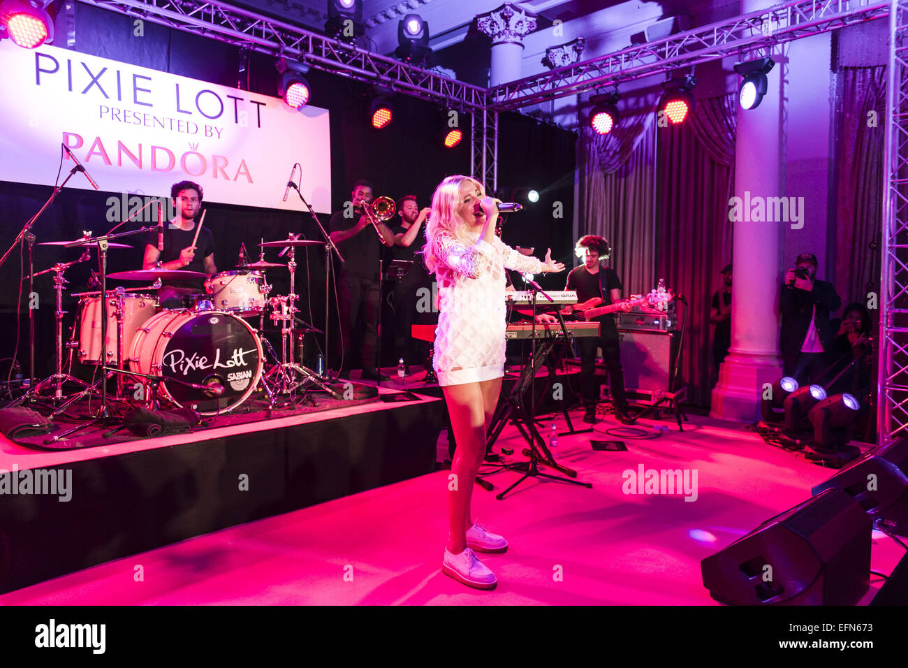 Pixie Lott performs during the release party for her new album ...