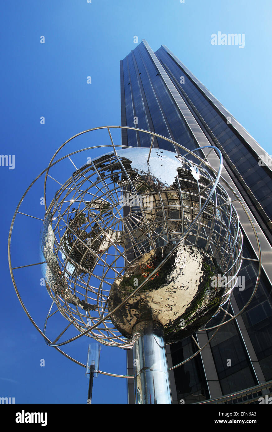 New York - May 30, 2010: Colombus Square in New York Stock Photo - Alamy
