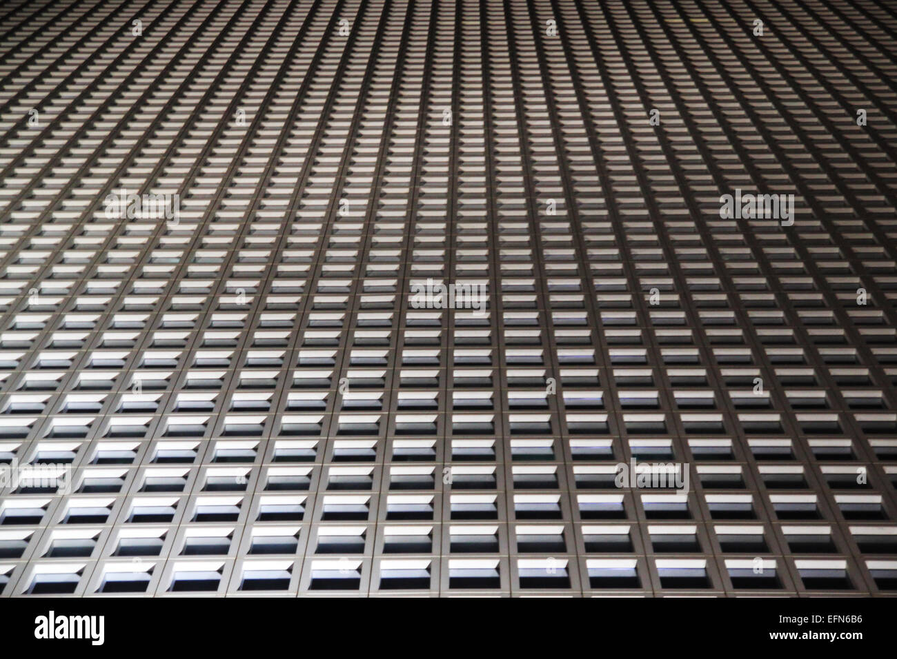 A rectangular pattern of office windows Stock Photo - Alamy