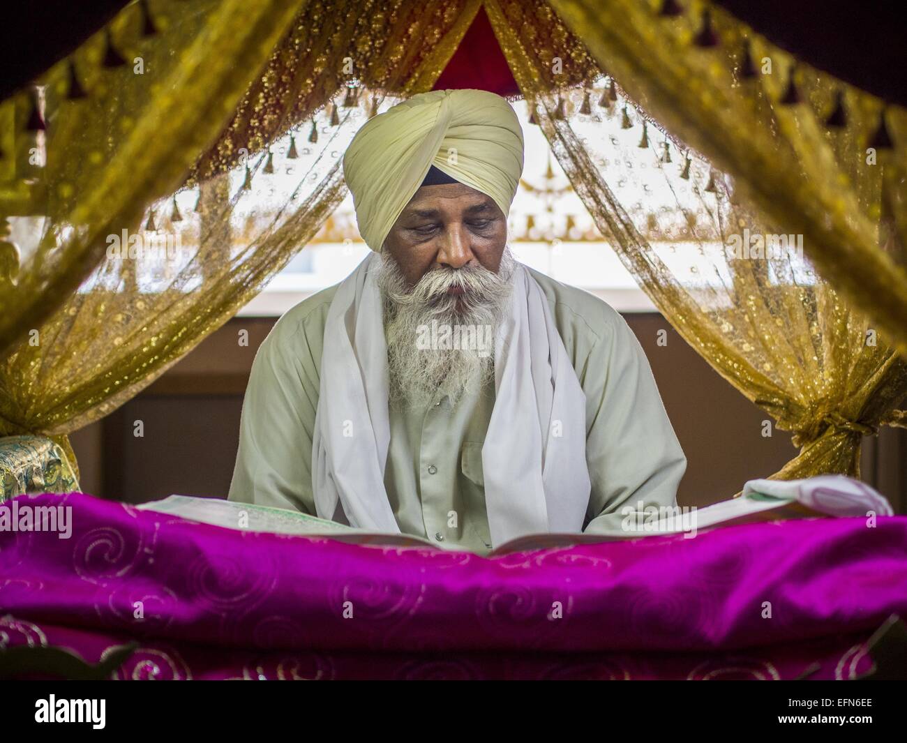 Gurdwara guru granth sahib sikh sabha hi-res stock photography and ...