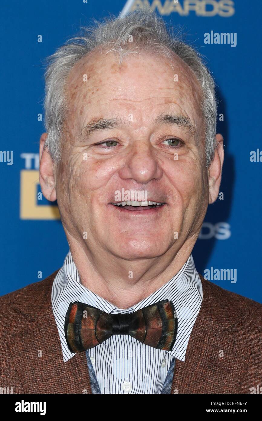 Los Angeles, CA, USA. 7th Feb, 2015. Bill Murray at arrivals for 67th ...