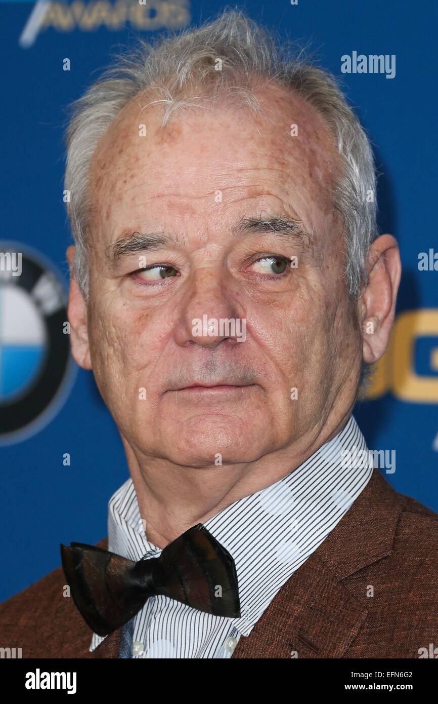 Los Angeles, CA, USA. 7th Feb, 2015. Bill Murray at arrivals for 67th ...