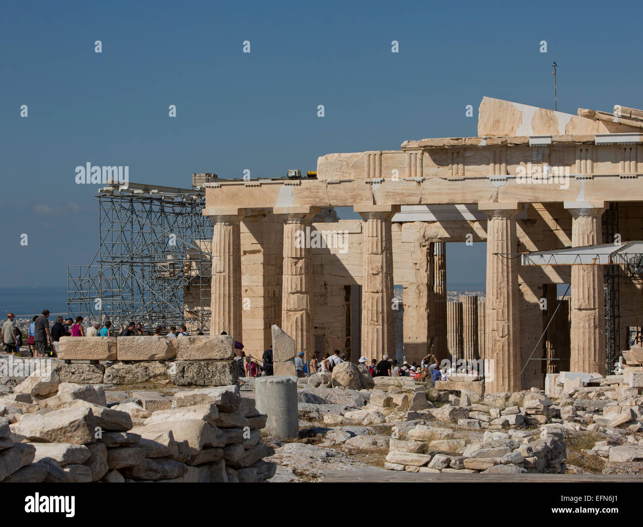 Athens, Greece tourism Acropolis ancient ruins Stock Photo - Alamy