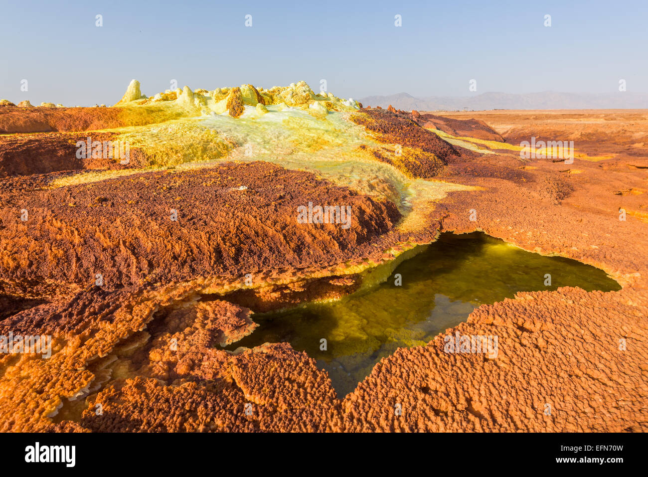 Acid Pool At Dallol Stock Photos & Acid Pool At Dallol Stock Images - Alamy