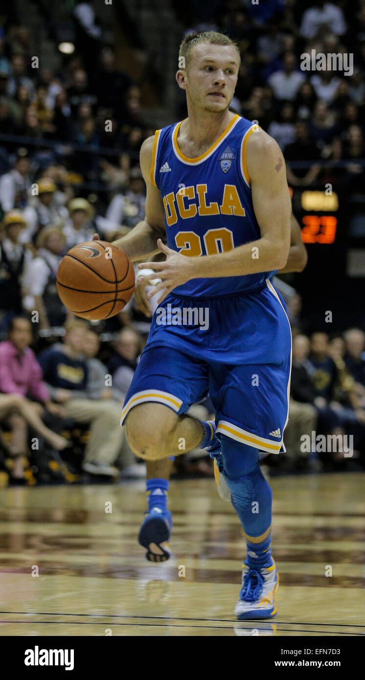 Berkeley CA. 07th Feb, 2015. UCLA G # 20 Bryce Alford during NCAA Men's ...
