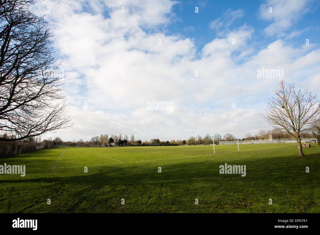 King George Field in London Stock Photo - Alamy