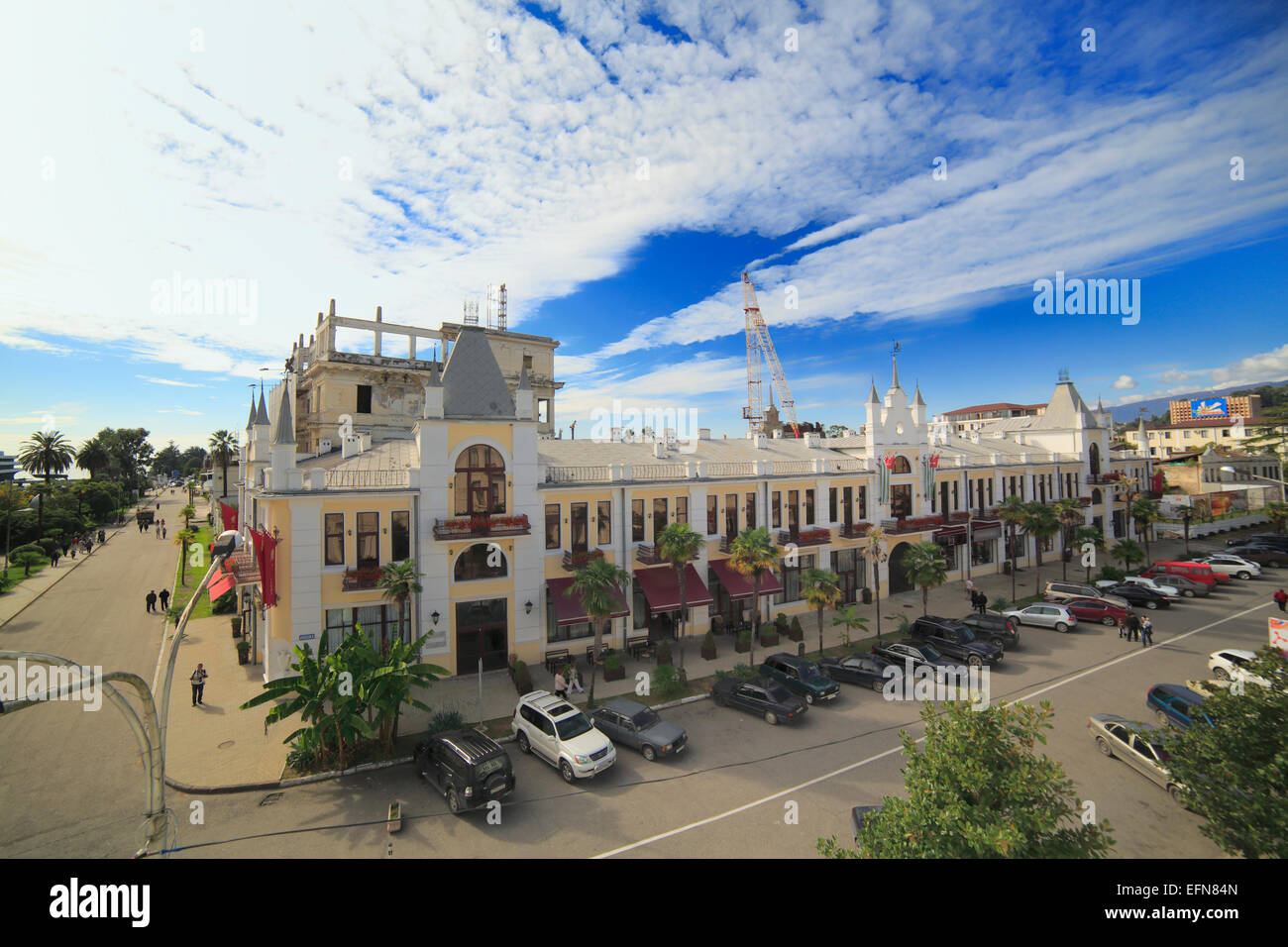 Street in old town, Sukhumi, Abkhazia Stock Photo - Alamy