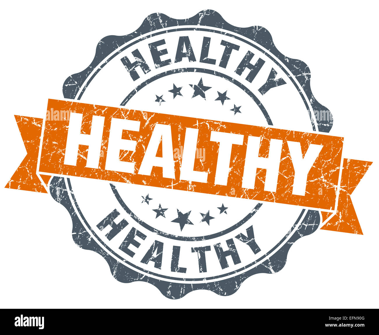 healthy vintage orange seal isolated on white Stock Photo - Alamy