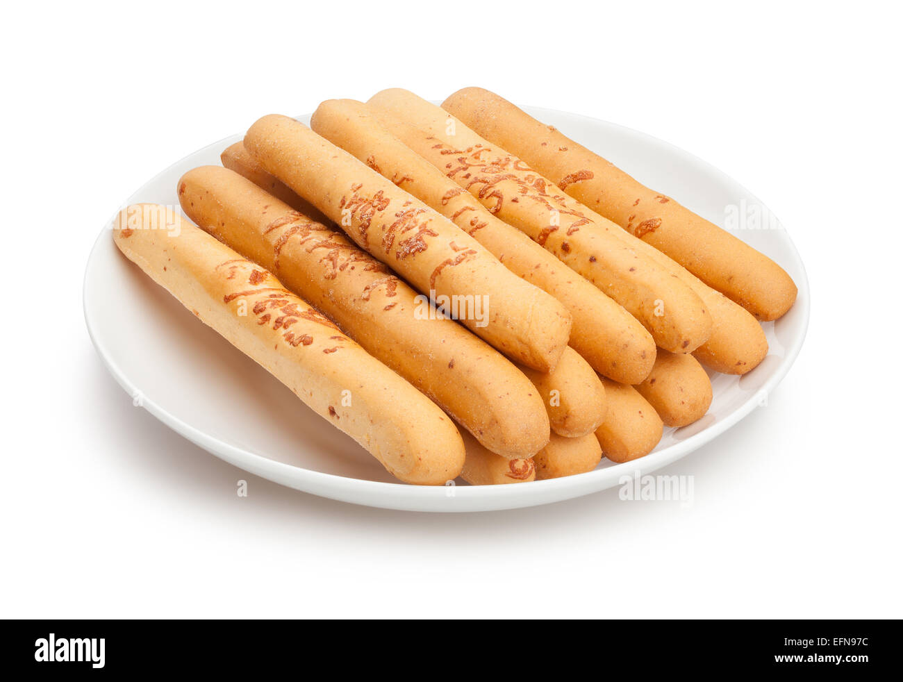 bread sticks isolated Stock Photo - Alamy