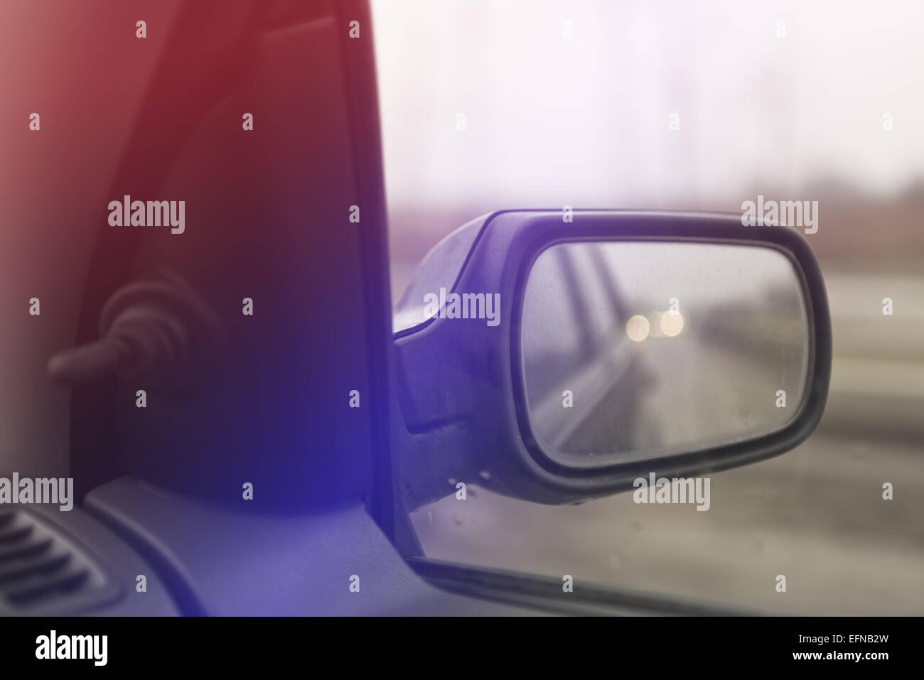 Car Wind Mirror, Selective Focus with Shallow Depth of Field Stock ...