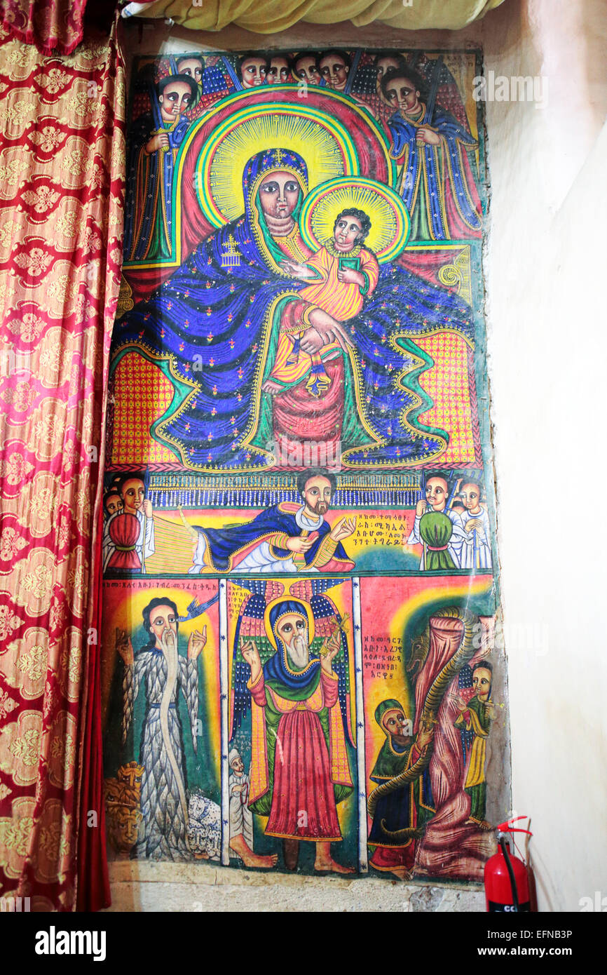 Ethiopian painting virgin mary hi-res stock photography and images - Alamy