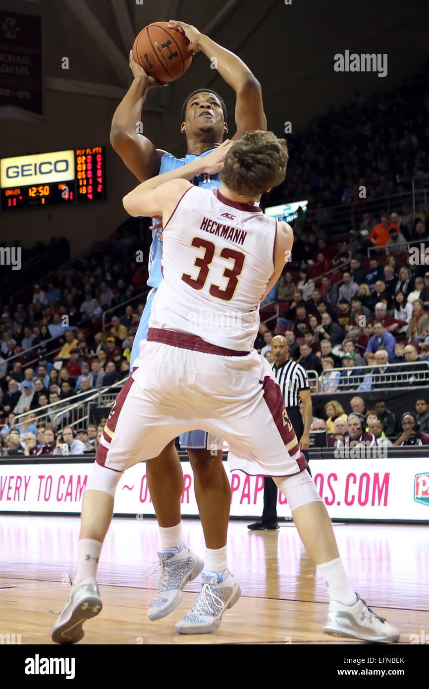 Chestnut Hill, Massachusetts, USA, 07th Feb, 2015. North Carolina Tar ...
