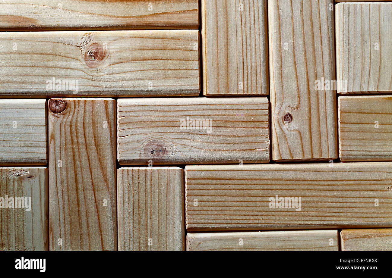 The processed pine details of a wooden design Stock Photo - Alamy