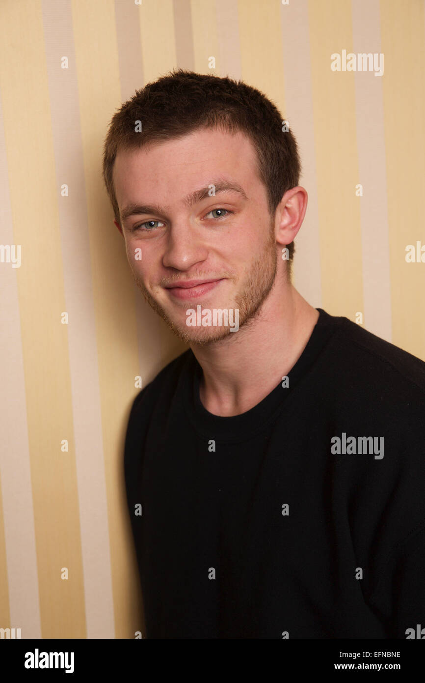 Berlin, Germany. 08th Feb, 2015. German actor Jannis Niewoehner, one of ...