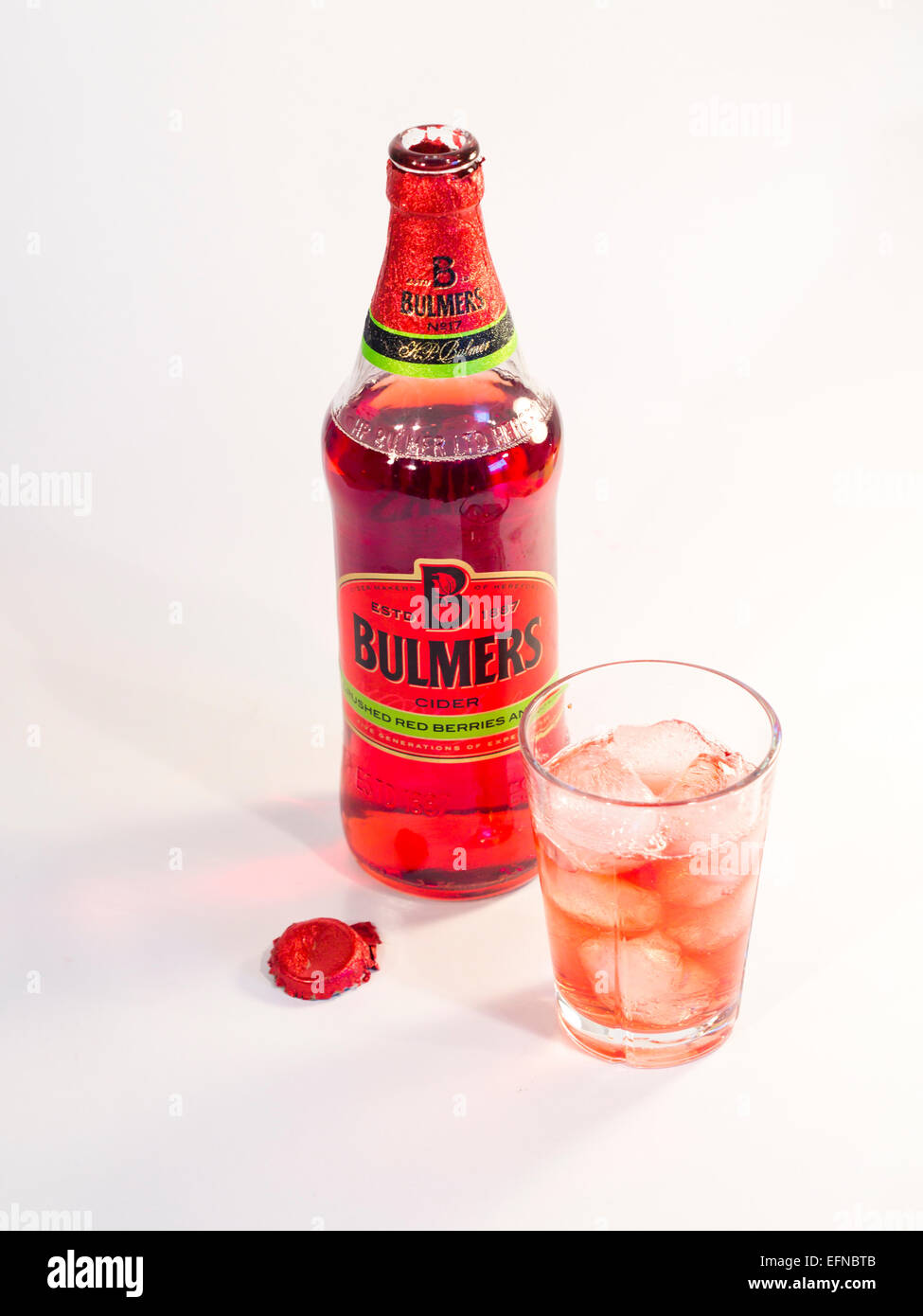 Bulmers in glass hi-res stock photography and images - Alamy