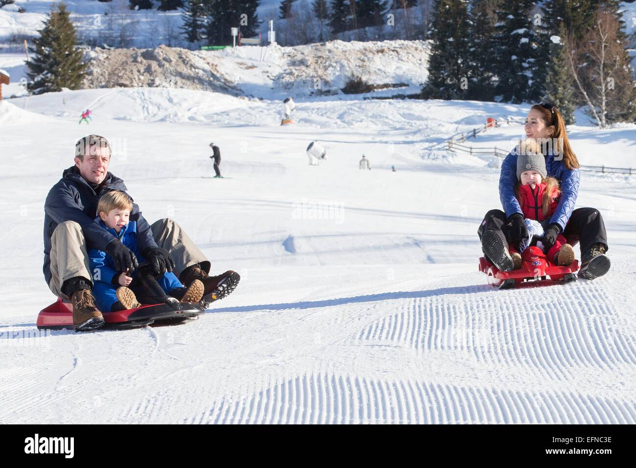Verbier, Switzerland. 8th Feb, 2015. Crown Prince Frederik, Crown ...