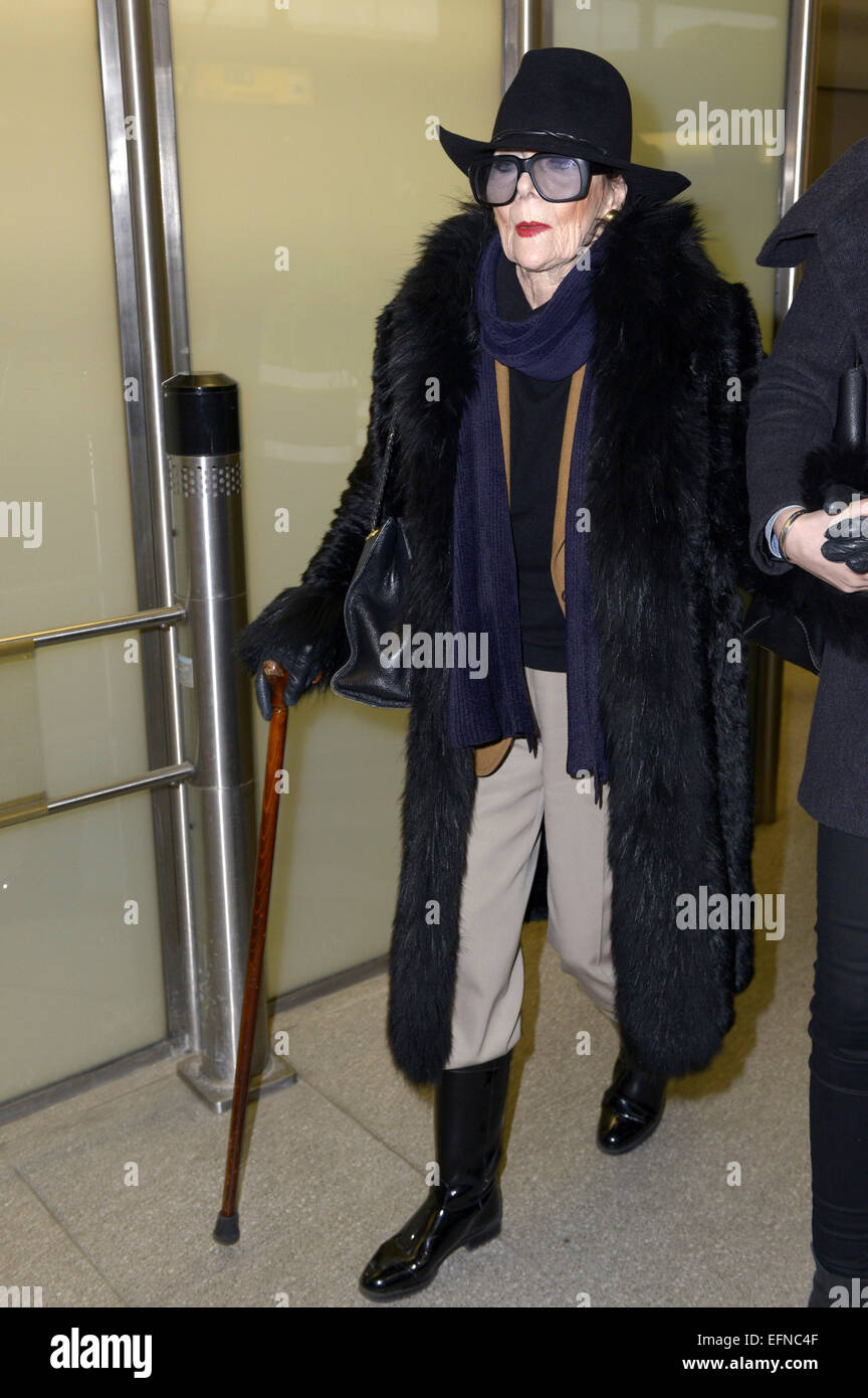 Berlin, Germany. 07th Feb, 2015. Birgit Kroencke ( Christopher Lee's ...