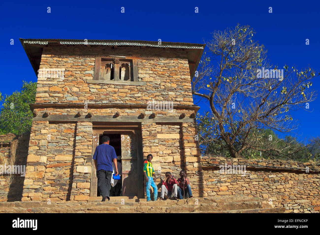 Temple of Almaqah, the highest deity of Saba (7th Century BC), Yeha ...