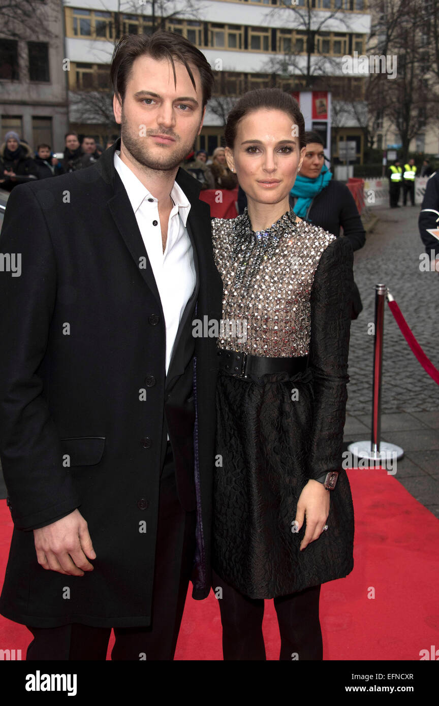 Berlin, Germany. 07th Feb, 2015. Natalie Portman and director Jack ...