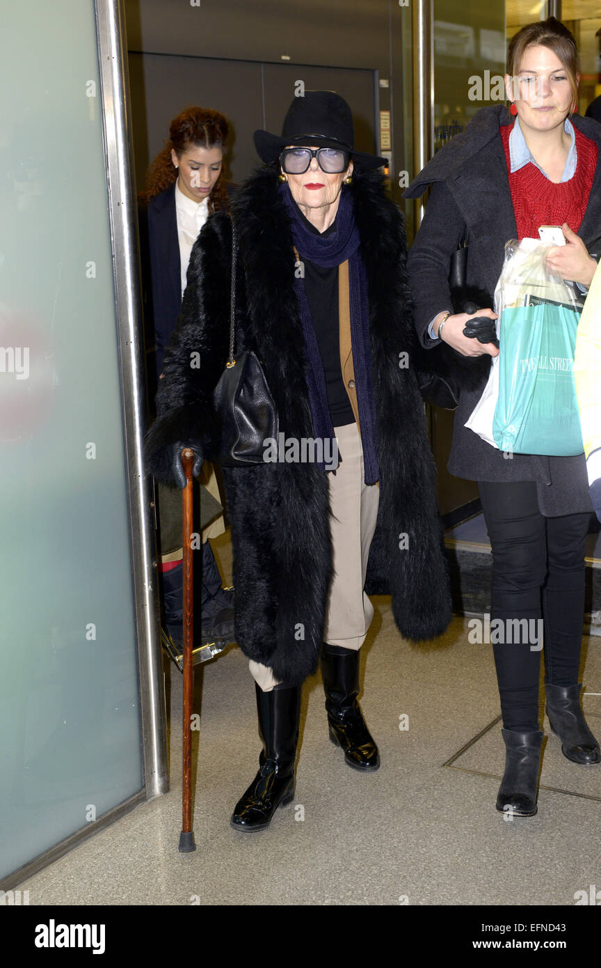 Berlin, Germany. 07th Feb, 2015. Birgit Kroencke ( Christopher Lee's ...