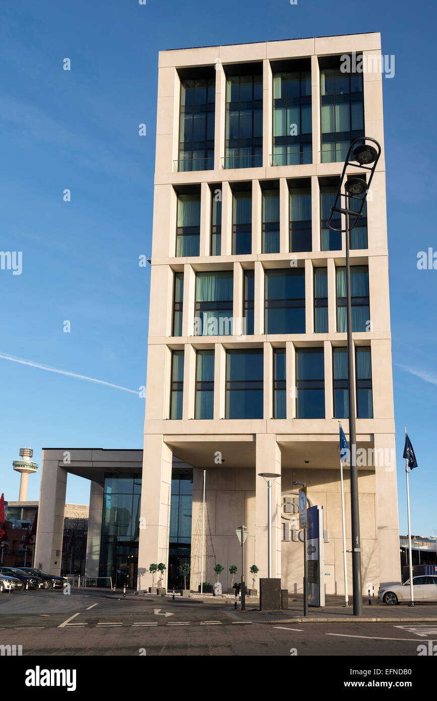 The Hilton Hotel at Chevasse Park in Liverpool One Stock Photo - Alamy
