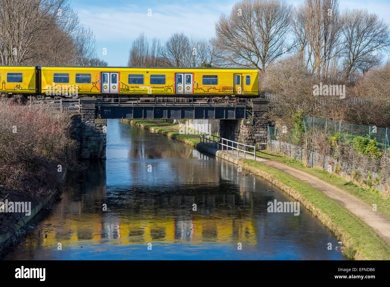 Merseyrail electrics train old roan hi-res stock photography and images ...