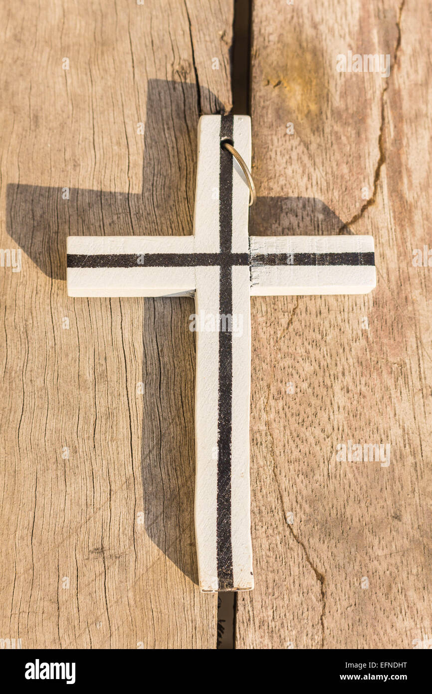 Wooden crosses on the light background Stock Photo - Alamy