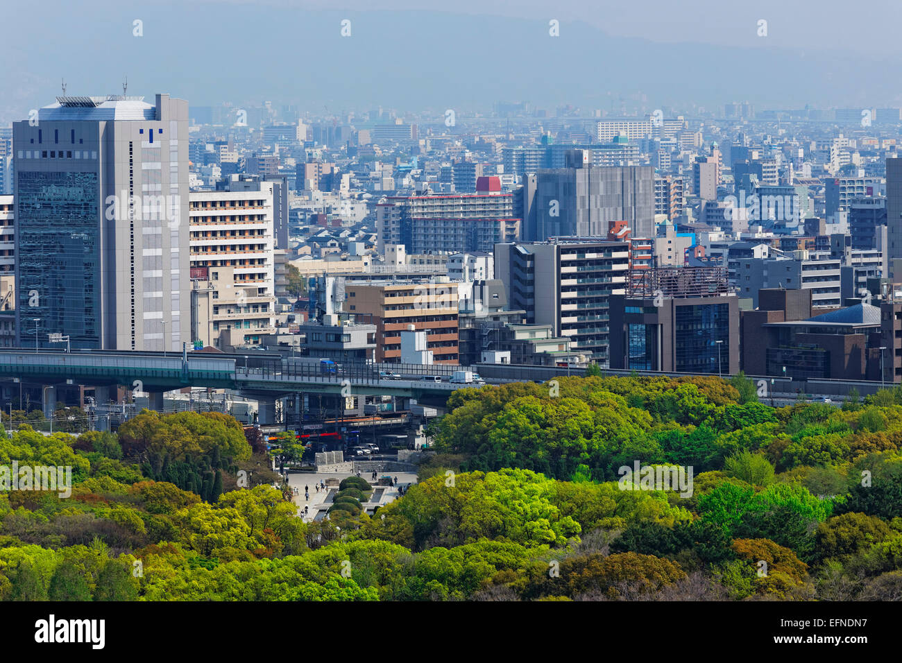 osaka city at day, japan Stock Photo - Alamy