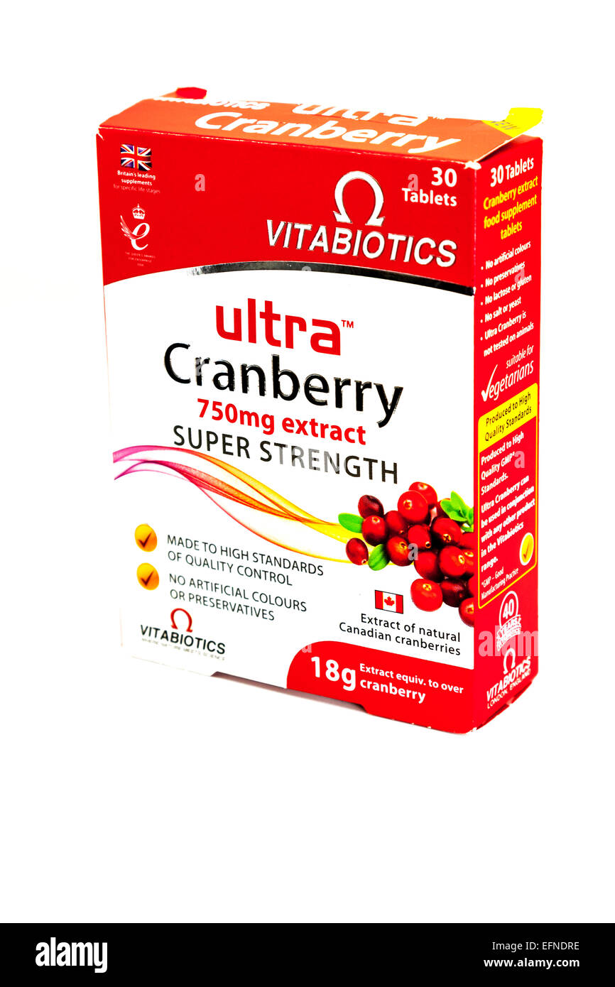 Cranberry extract tablet tablets box carton vitamin vitamins health ...