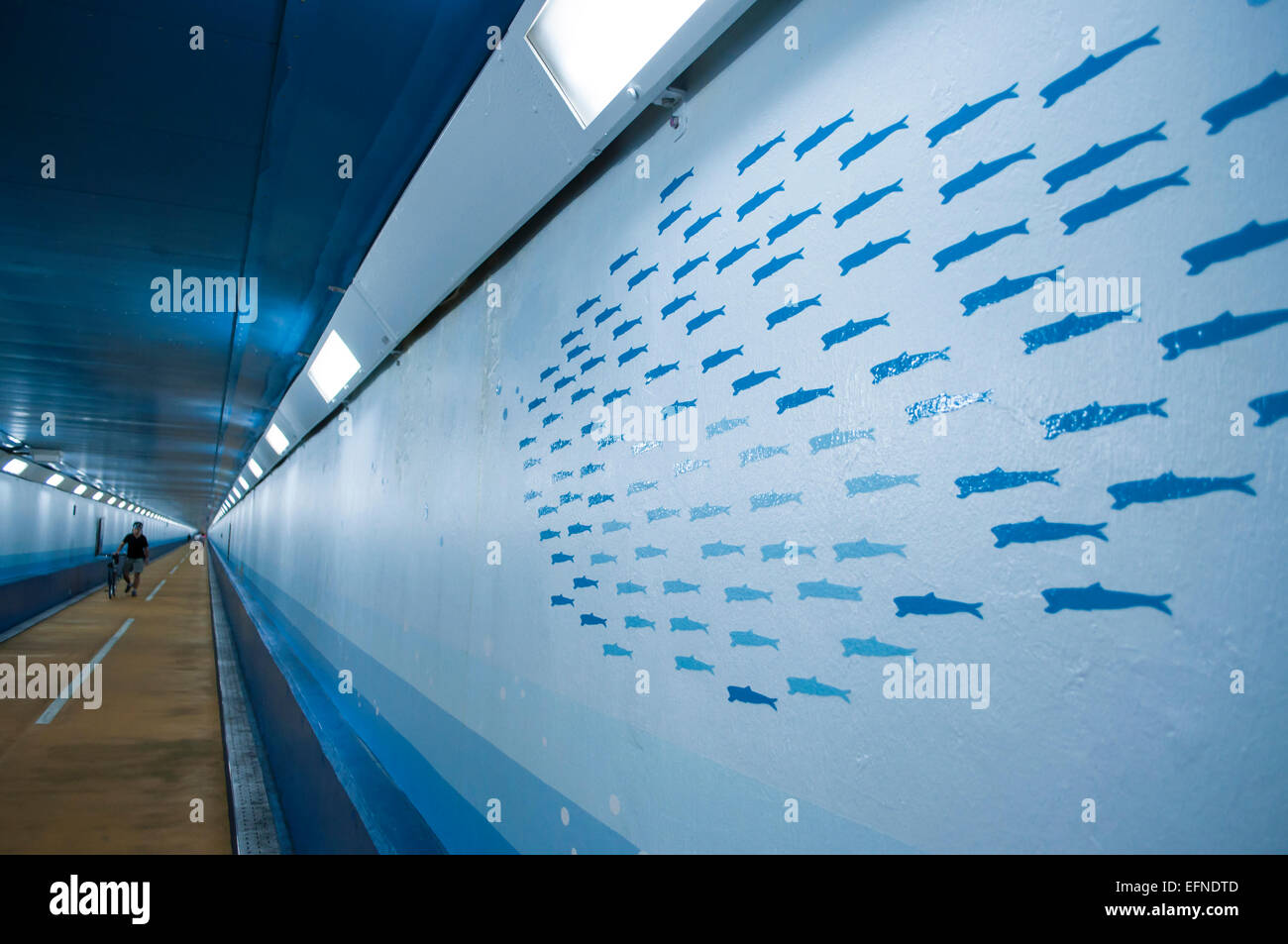 Kanmon tunnel,Shimonoseki city,Yamaguchi city,Japan Stock Photo - Alamy