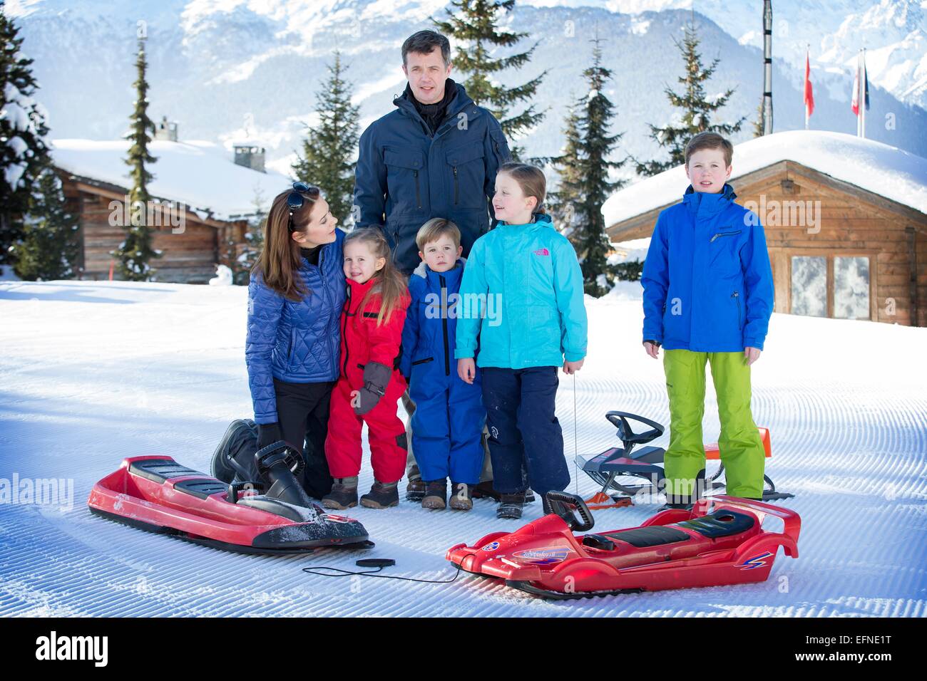 Verbier, Switzerland. 8th Feb, 2015. Crown Prince Frederik, Crown ...