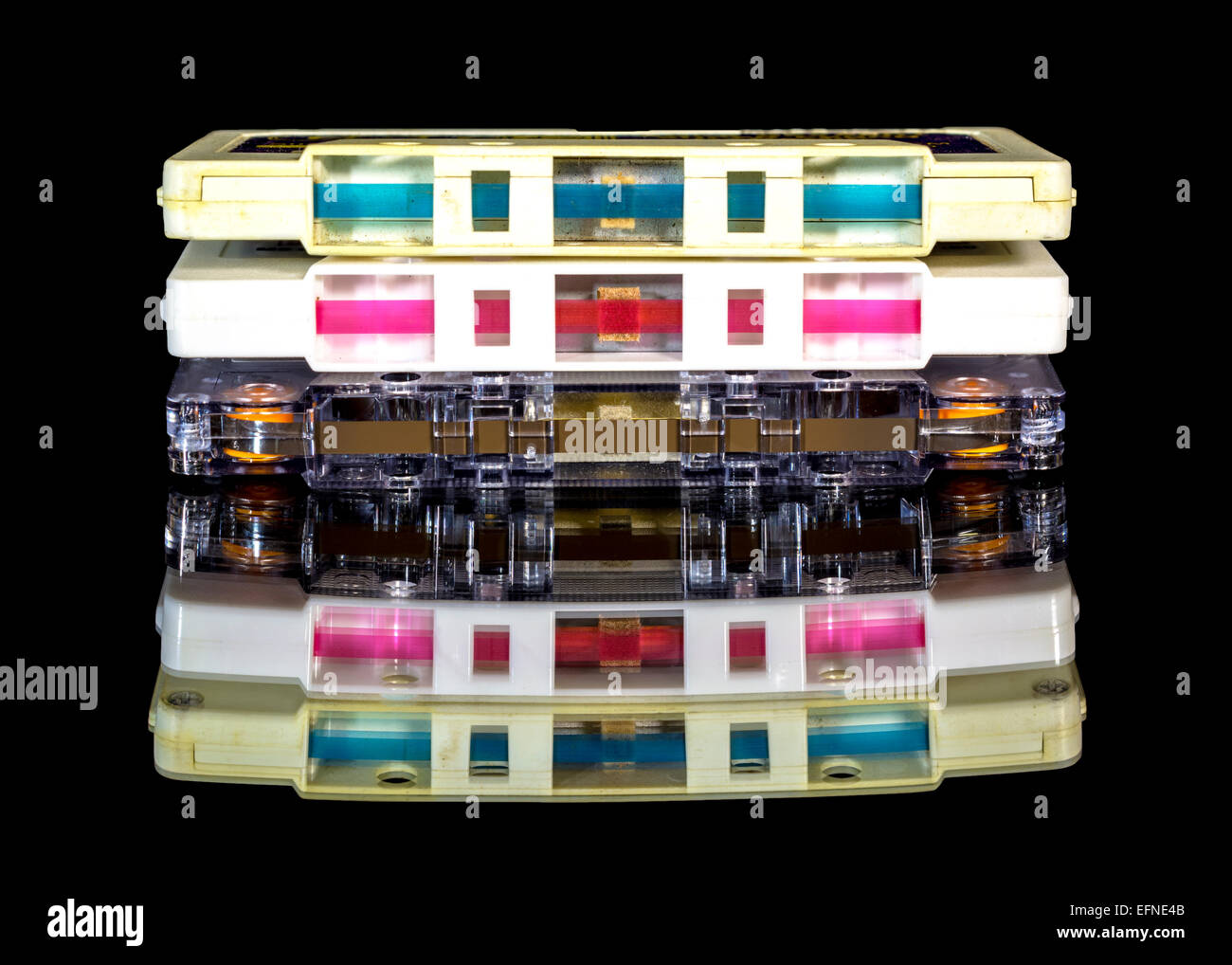 Stack cassette tapes hi-res stock photography and images - Alamy