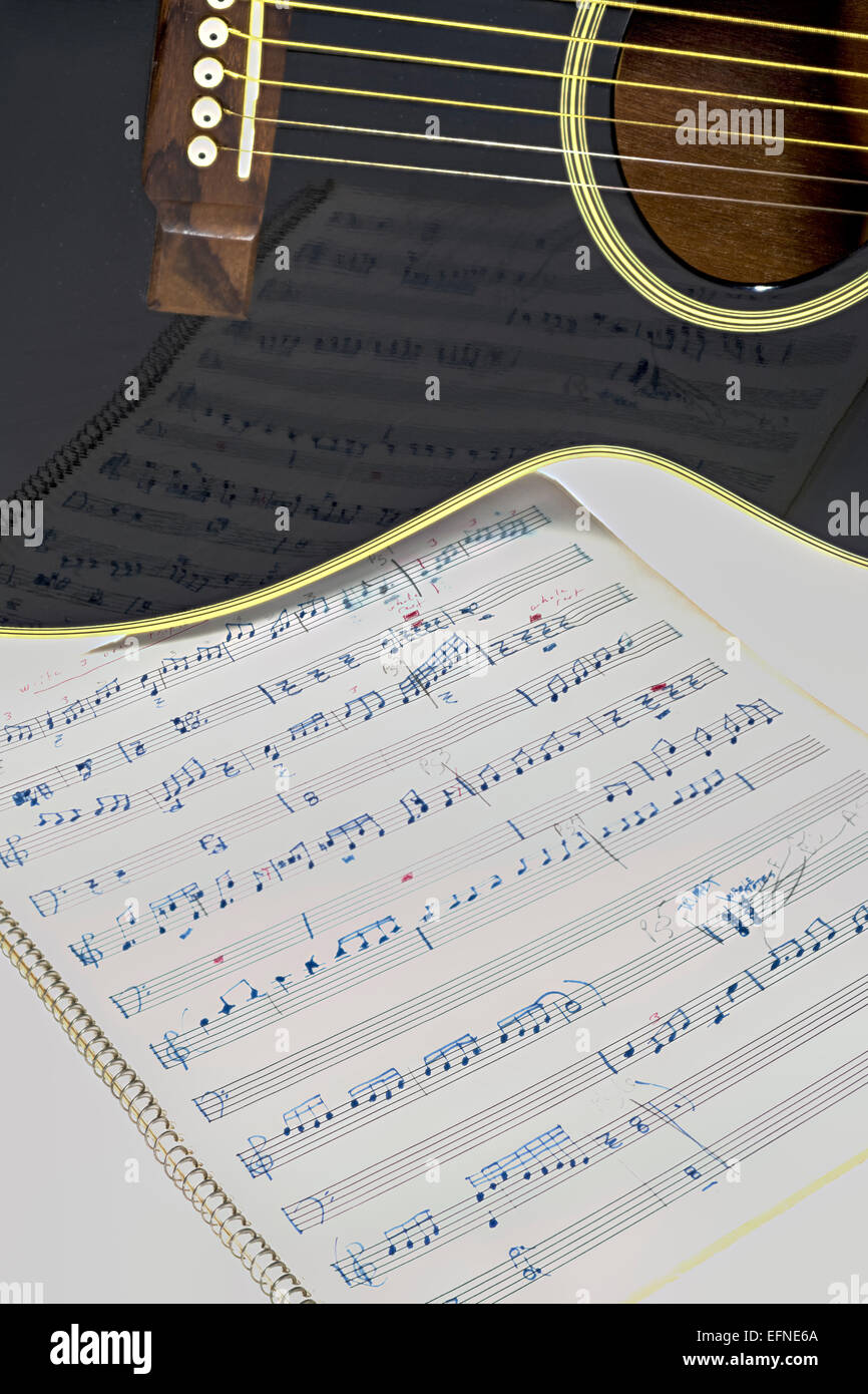 Hand written music score hi-res stock photography and images - Alamy