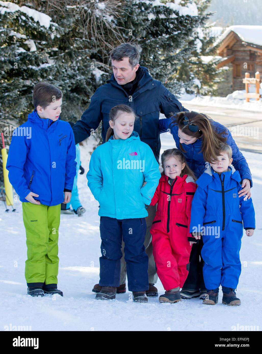 Verbier, Switzerland. 8th Feb, 2015. Crown Prince Frederik, Crown ...